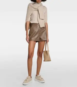 Max Mara Suede Maxi Sneakers