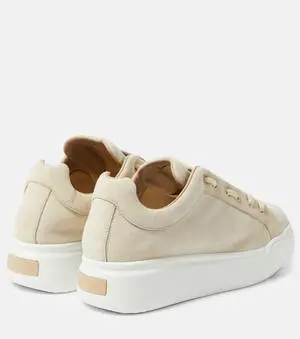 Max Mara Suede Maxi Sneakers