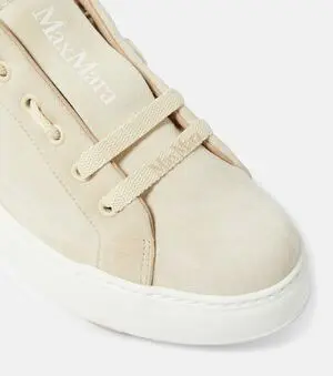 Max Mara Suede Maxi Sneakers