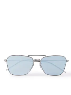Ray-ban Caravan Reverse Square-frame -tone Sunglasses