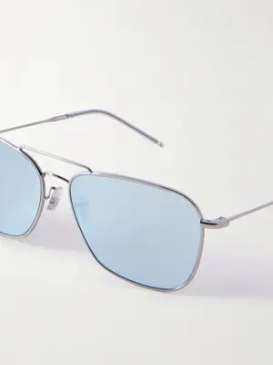Ray-ban Caravan Reverse Square-frame -tone Sunglasses