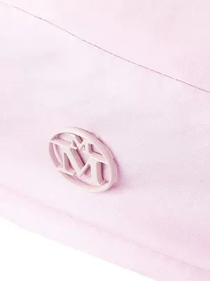 MAISON MICHEL Billy Logo-plaque Beret - Pink