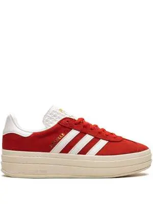 Adidas Gazelle Bold Suede Sneakers - Red