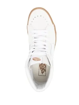 VANS Sk8-hi Logo-patch Sneakers - Neutrals