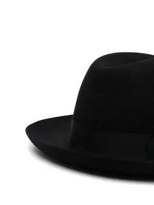 Borsalino Monica Fedora Hat - Black