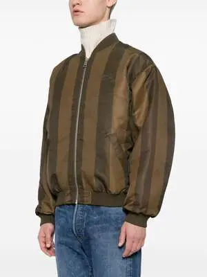 Maison Kitsuné Striped Bomber Jacket