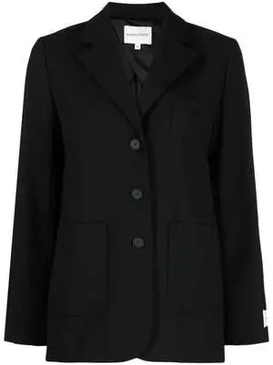 Maison Kitsuné Logo-tag Textured Blazer