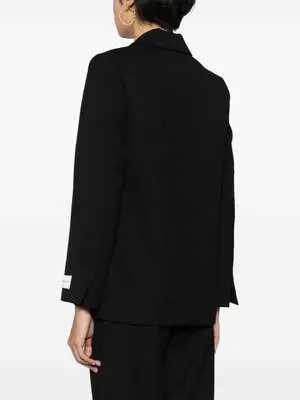 Maison Kitsuné Logo-tag Textured Blazer