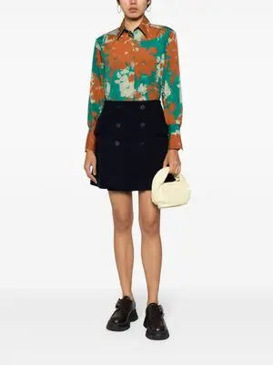 Maison Kitsuné Floral-print Shirt