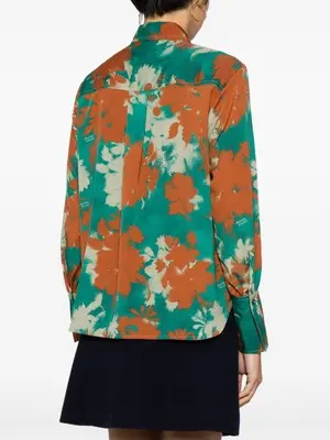 Maison Kitsuné Floral-print Shirt