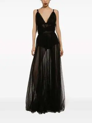Dolce & Gabbana Flocked Tulle Gown