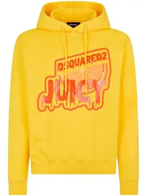 Dsquared2 Juicy" Graphic Print Cotton Hoodie