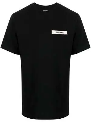 Jacquemus Logo-patch T-shirt - Black