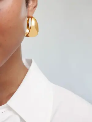 Monica Vinader Kate Young Hoop Earrings