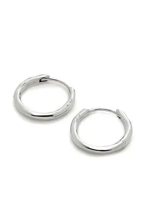 Monica Vinader Siren Hoop Earrings - Silver