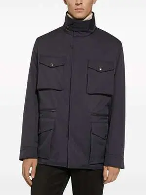 Dolce & Gabbana Multi-pocket Safari Jacket - Blue