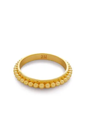 Monica Vinader Deia Bead-embellished Stacking Ring