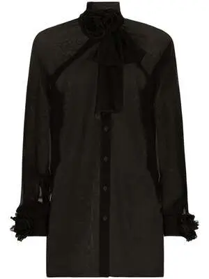 Dolce & Gabbana Bow Detail Shirts For Women