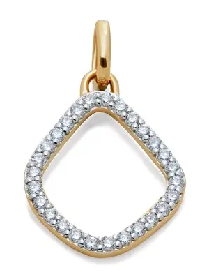 Monica Vinader 14kt Yellow Kite Diamond Pendant