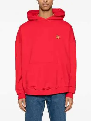 Palm Angels Dragon-monogram Cotton Hoodie