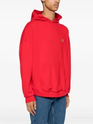 Palm Angels Dragon-monogram Cotton Hoodie