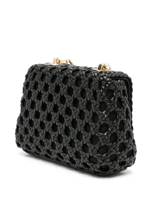 SELF-PORTRAIT Interwoven Leather Mini Bag
