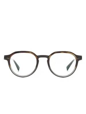 Mykita Caven Round-frame Eyeglasses - Brown