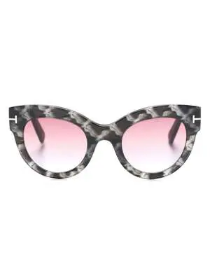 TOM FORD Lucilla Butterfly Sunglasses - Black