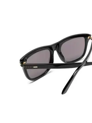 Gucci Tinted-lenses Square-frame Sunglasses - Black