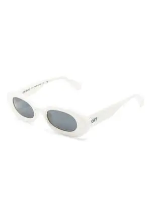 Off-White Amalfi Oval-frame Sunglasses - White