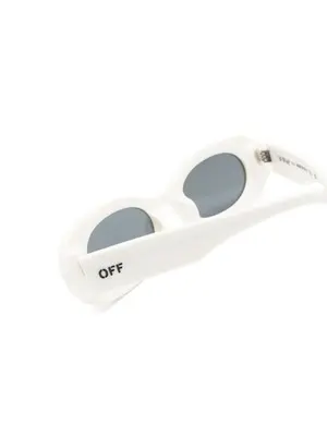 Off-White Amalfi Oval-frame Sunglasses - White