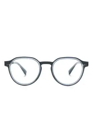 Mykita Caven Round-frame Glasses - Blue