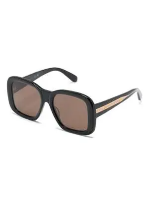 Stella McCartney Oversized Square Frame Sunglasses - Black