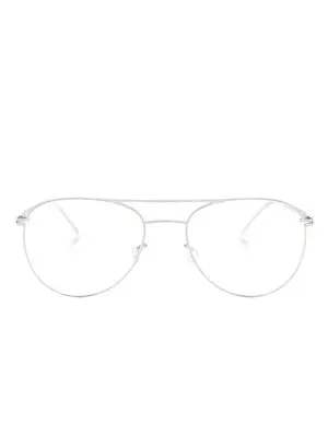 Mykita Niken Pilot-frame Glasses - Silver