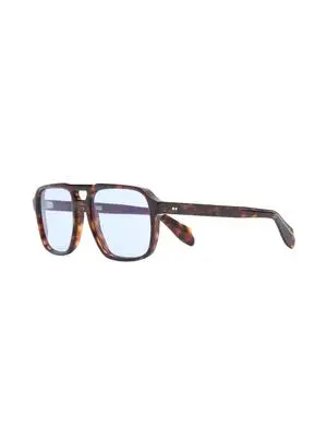 CUTLER & GROSS Tortoiseshell Pilot Sunglasses