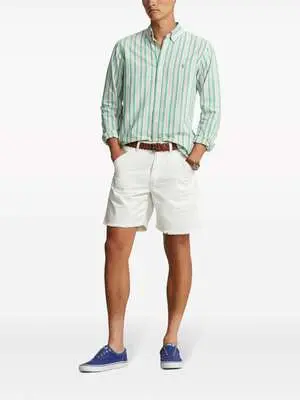 Polo Ralph Lauren Vertical-stripe Cotton Shirt - Green
