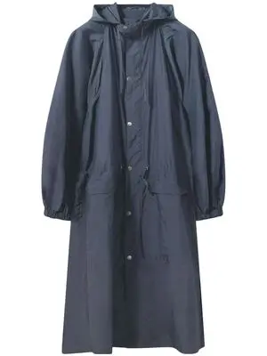 LEMAIRE Hooded Single-breasted Raincoat
