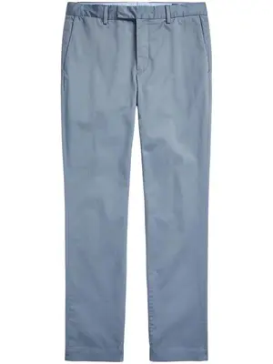 Polo Ralph Lauren Logo-tag Twill Straight-leg Trousers