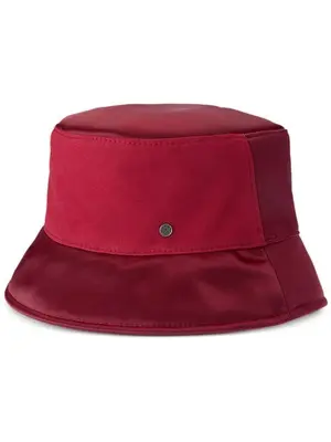 MAISON MICHEL Axel Cotton Bucket Hat - Red
