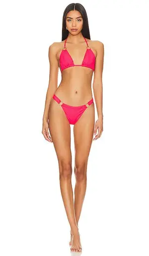 Vitamin A® Cosmo Bikini Bottom In Coral