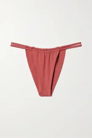 Mara Hoffman Net Sustain Coco Bikini Briefs - Red