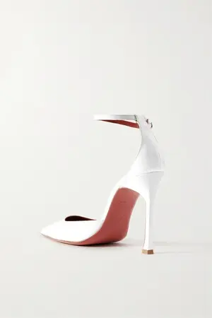 Amina Muaddi Kim Patent-leather Pumps