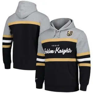 Mitchell & Ness Vegas Golden Knights Head Coach Pullover Hoodie