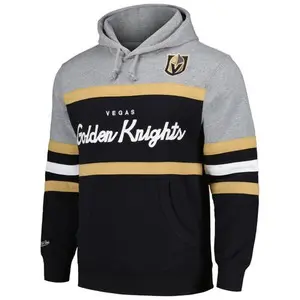 Mitchell & Ness Vegas Golden Knights Head Coach Pullover Hoodie