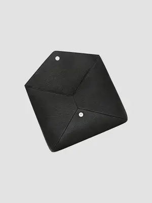Saint Laurent Cassandre Envelope Pouch - Black