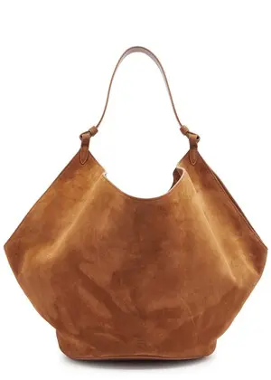Khaite Medium Lotus Suede Tote