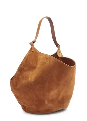 Khaite Medium Lotus Suede Tote