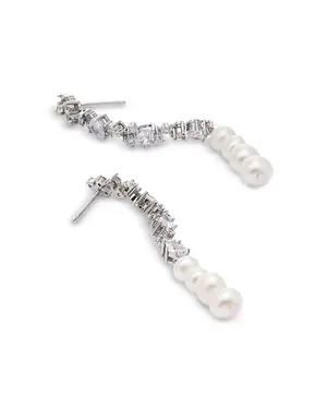 Shashi Kalista Cultured Freshwater Pearl Drop Earrings
