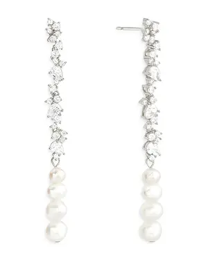 Shashi Kalista Cultured Freshwater Pearl Drop Earrings