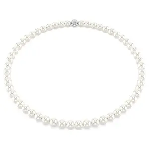 SWAROVSKI Matrix Tennis Necklace With Zirconia - White